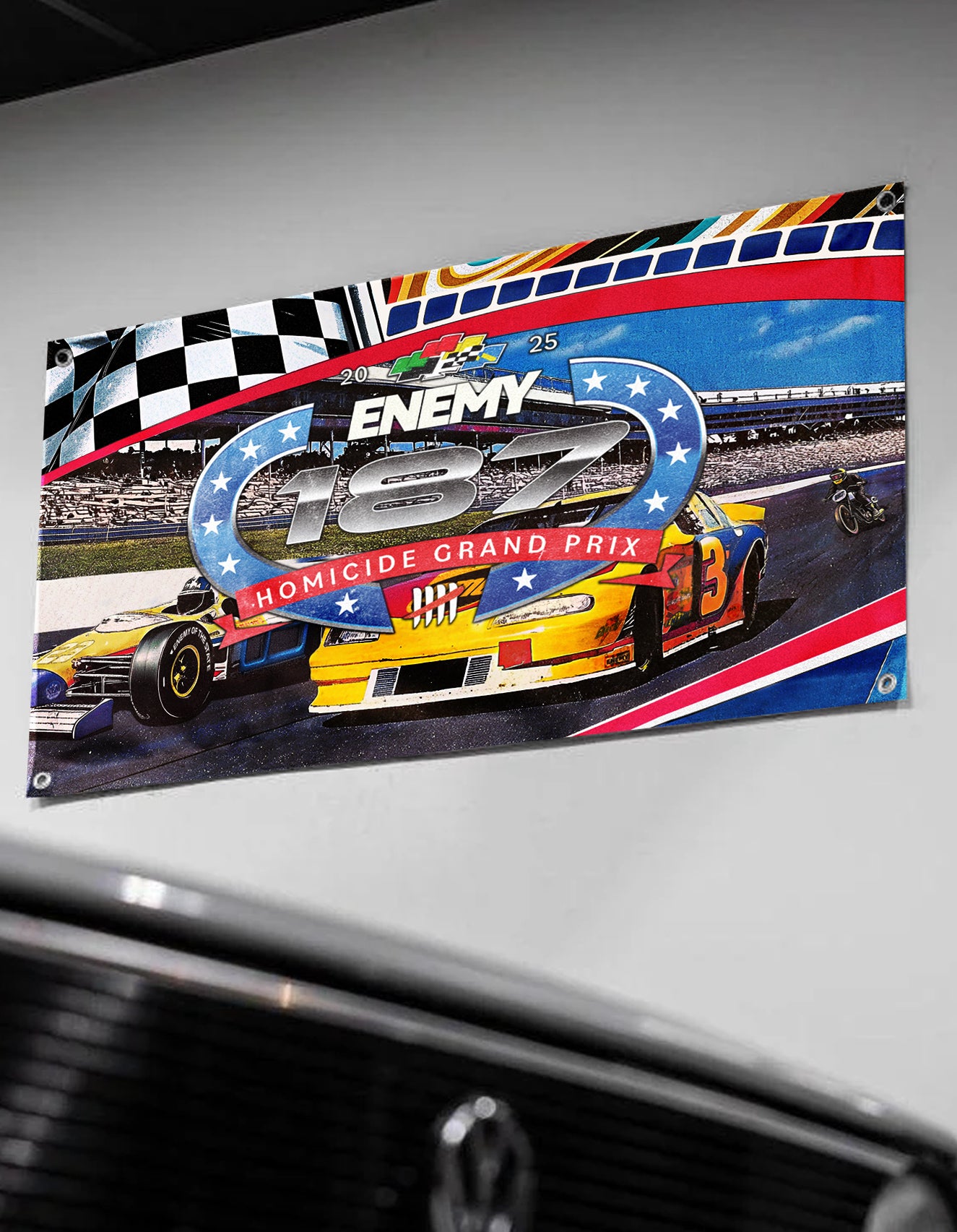 Enemy Homicide Grand Prix Printed Vinyl Banner
